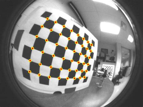 The Re Projection Of The Corner Points On Calibration Pattern On Point Download Scientific