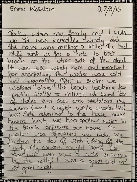 Diary Entry Writing How To Write In English 42 Off