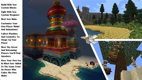 Choose From 3 Of Our Custom Modded Bedrock Realms Including A