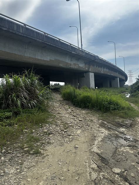 竹圍 漁港 附近的 裸曬場 在中油 瑞龍站附近 電塔後面，可以看到 風力發電 在防風林中 251214549 1212593825