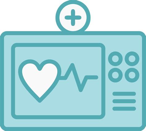 Electrocardiogram Vector Icon 16827182 Vector Art At Vecteezy