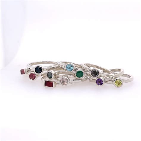 Candy Gemstone Stacking Rings Samantha Dulay Designs