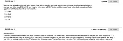 Solved Suppose You Are Looking To Exploit Opportunities In