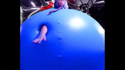 First Inflation In My New Blueberry Suit Fun Fetish Clips4sale