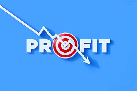 Konsep Risiko Dan Kerugian Grafik Garis Dengan Arrowhead Jatuh Di Atas