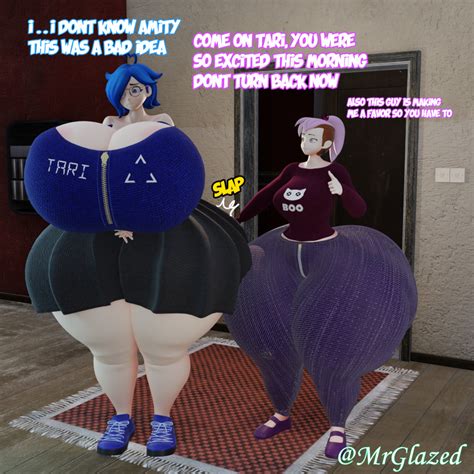 Rule 34 Amity Blight Ass Slap Big Ass Big Breasts Hourglass Figure