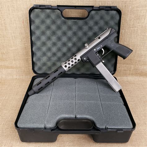 Intratec Tec 9 Stainless Pistol W Threaded Barrel And Shroud 36 Round