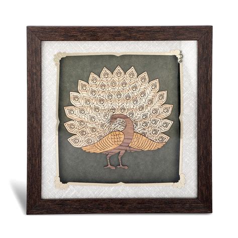 Peacock 3d Wooden Layer Frame Tangyoak