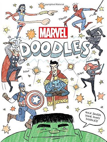 Marvel Doodles Doodle Book Marvel Book Group 9781484786369