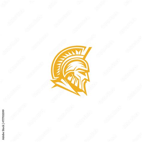 Spartan Warrior Symbol Coat Of Arms Spartan Military Helmet Logo Spartan Greek Gladiator