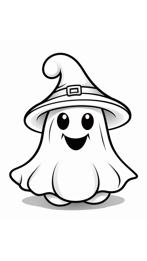 Cute Ghost Coloring Pages Printable Plan Your Year Easily