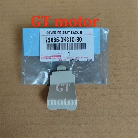 Jual 72665 0k310 B0 Cover Hook Rear Seat Back Lock Lower Right Tutup