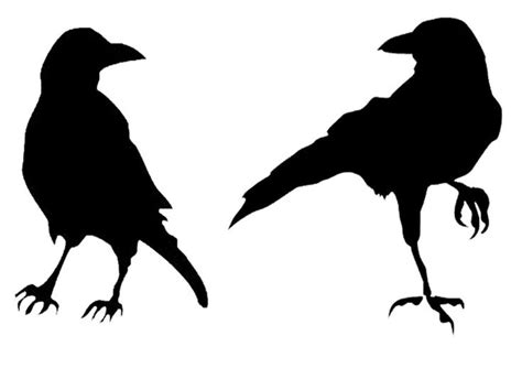 Crow Set Stencil Crows Bird Birds Stencils Crow Stencil Designs Crow