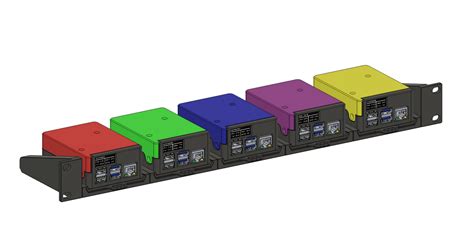 1u Rackmount Cluster Raspberry Pi 3b 4b By Jaredc01 Download
