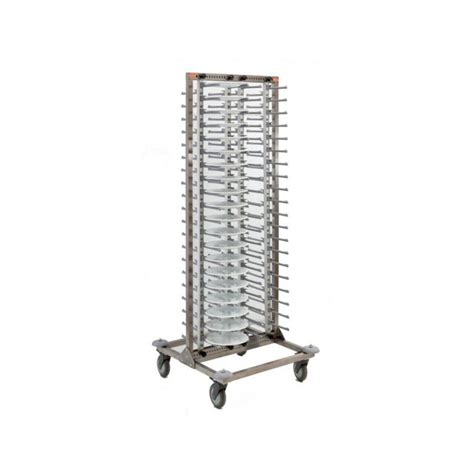 Plate Stacking Trolley 80 Pcs Plates