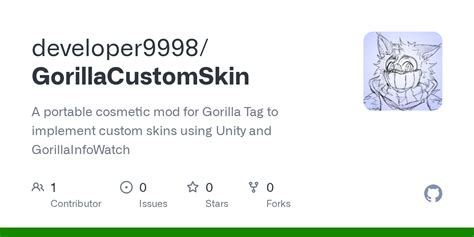 Github Developer9998gorillacustomskin A Portable Cosmetic Mod For