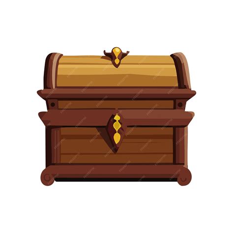 Premium Vector Vector Illustration Of A Chest In Cartoon Style