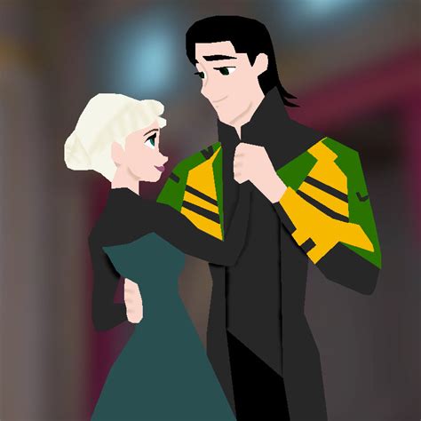 Day 3 Loki And Elsa By Oyeeboo On Deviantart