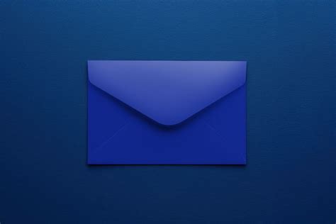 Blue Envelope Mockup Psd Premium Psd Mockup Rawpixel