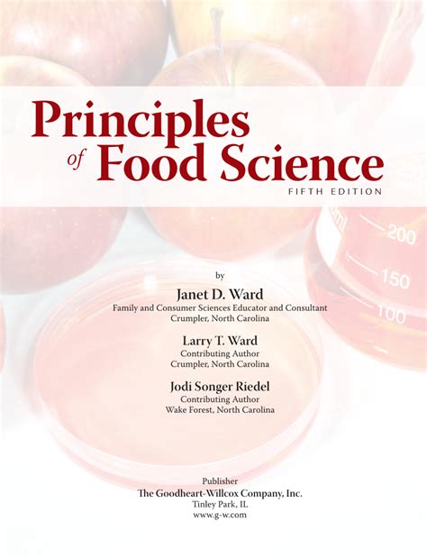 Principles Of Food Science 5e Textbook Page I