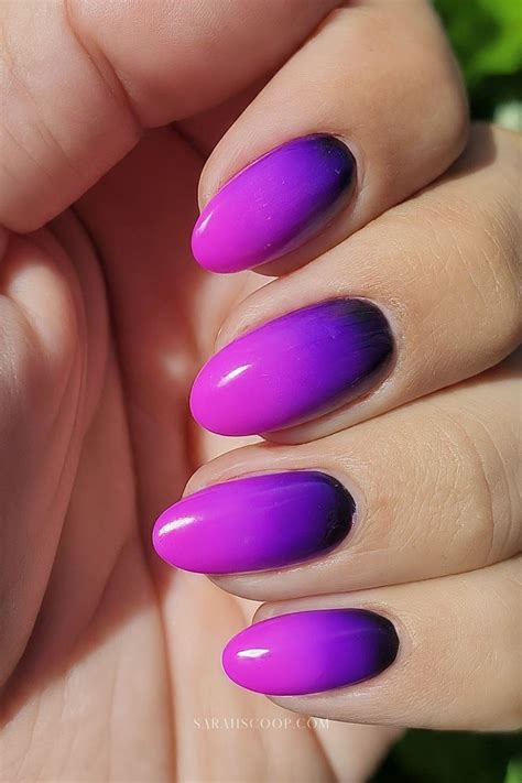 35 Ombre Purple Nail Designs