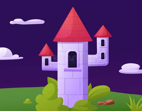 Cartoon Princess Tower Stock Illustrations 4 721 Cartoon Princess