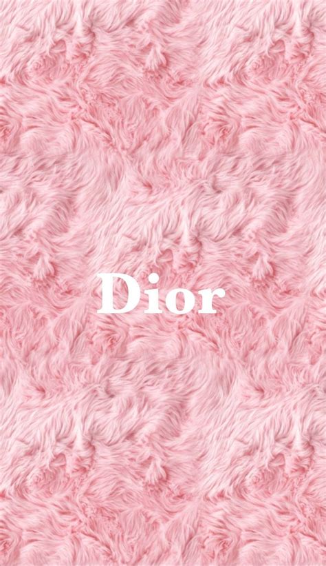 Download Pink Fluffy Dior Phone Wallpaper