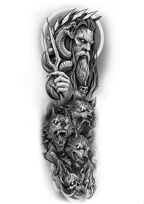 Hades Greek God Tattoo