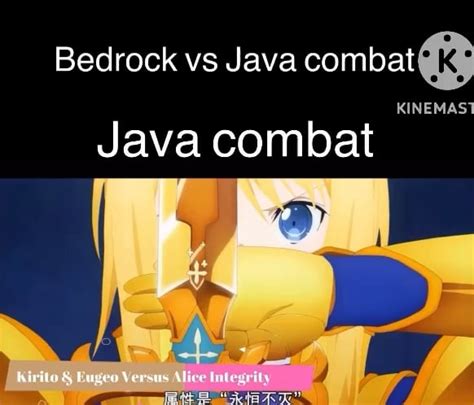 Bedrock Vs Java Combat Rminecraftmemes