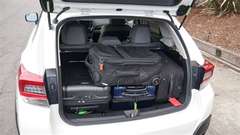 2024 Subaru Crosstrek Luggage Test How Much Cargo Space Autoblog