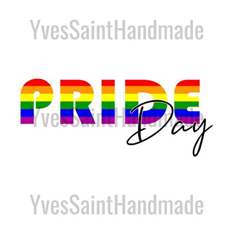 Pride Day Svg Lgbt Svg Rainbow Svg Heart Rainbow Svg Gay Inspire