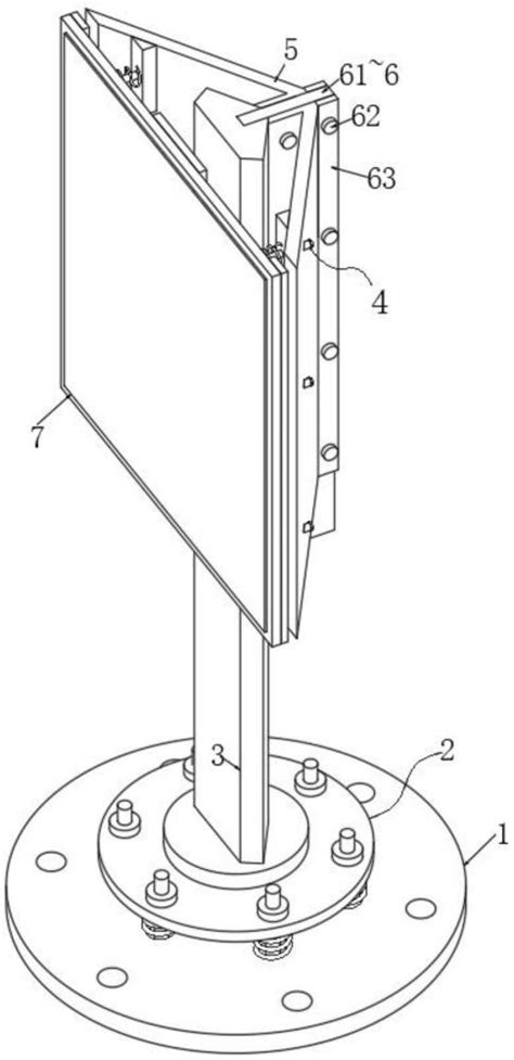 平板式天线抗风支撑架的制作方法