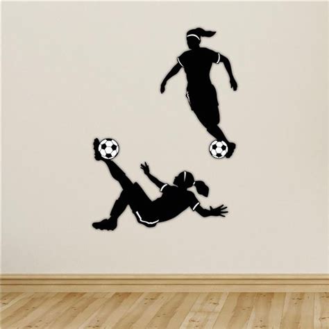 Female Soccer Player Cutouts Per 2 Pack Customlanyardca Sku 14257