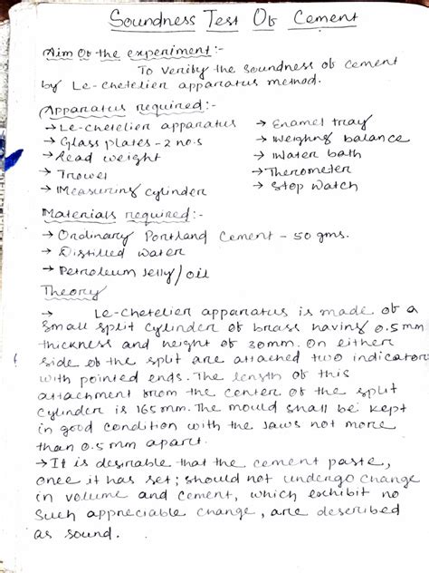 Cement Soundness Testing Guide Pdf