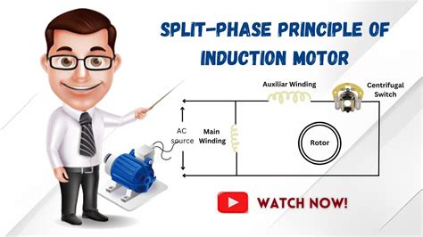 Split Phase Principle Of Induction Motor Youtube