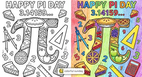 Pi Day Coloring Pages Math Bulletin Board Albert Einstein Activities