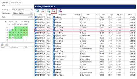 Deleting Single Shifts In A Rota