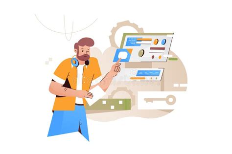 Descrição Dos Requisitos De Software Ilustração Do Vetor Ilustração