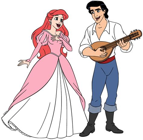 The Little Mermaid Ariel And Eric Dancing