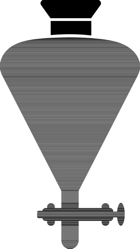 Flat Separatory Funnel Blak Illustration 24376922 Vector Art At Vecteezy