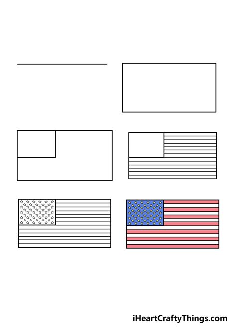 7 Easy And Simple American Flag Drawing Ideas Drawing Photos
