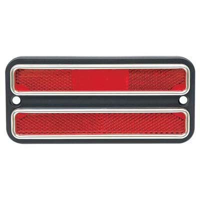 Side Marker 1968 72 Gm Truck Deluxe Red Rear Wgasket And Hardware