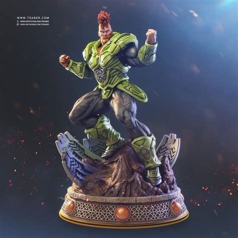 Taregh Saber Android 16 Statue Dragon Ball Z Collectibles