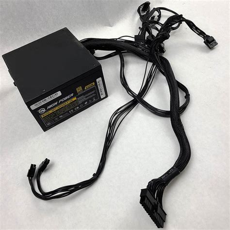 High Power 600w 80 Plus Gold Atx Non Modular Power Supply For Sale