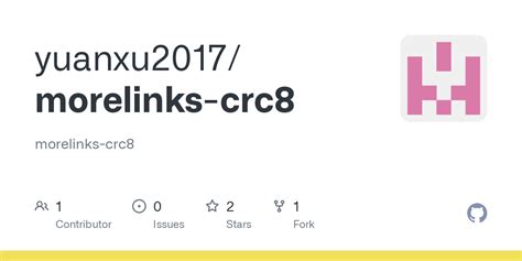 GitHub Yuanxu2017 Morelinks Crc8 Morelinks Crc8