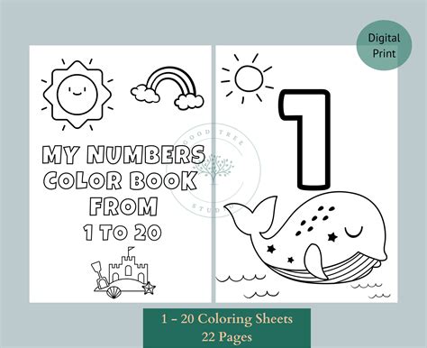 Free Printable Coloring Pages Numbers 1 20 Download Free Printable