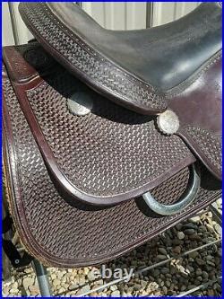 Gorgeous 16 Billy Cook Reining Saddle With Cinch Western Saddleswestern Saddles