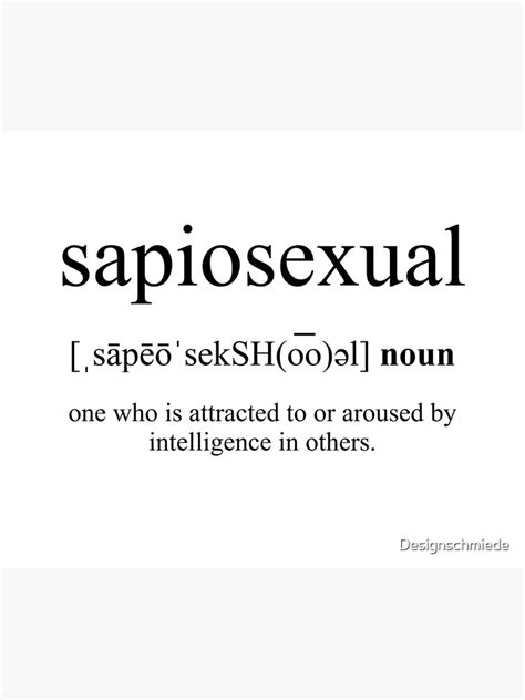 Sapiosexual Sapiosexualität Definition Dictionary Collection