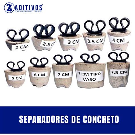 Separadores De Concreto Z Aditivos Construproductos