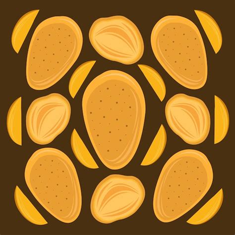 Premium Vector Honey Mango Plant Vector Illustration
